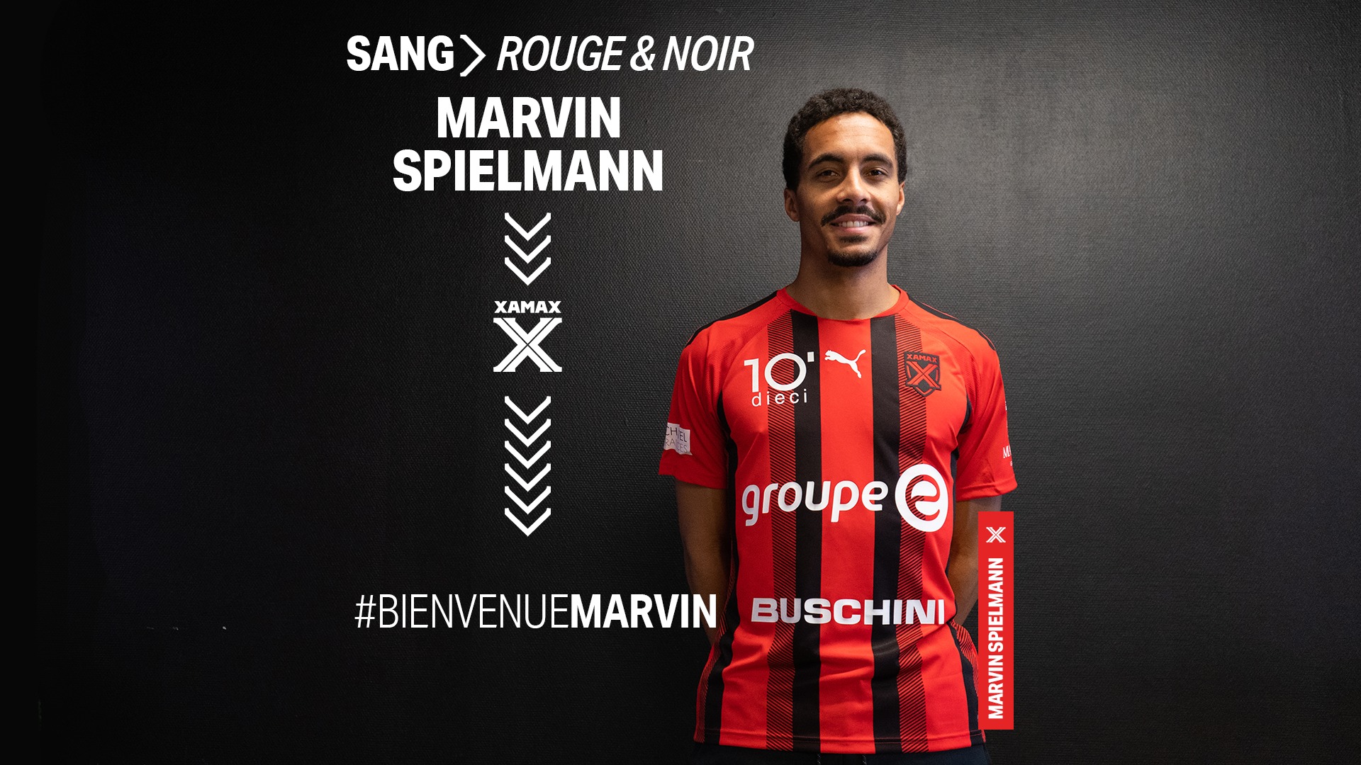 Marvin Spielmann est Rouge et Noir ! • Neuchâtel Xamax